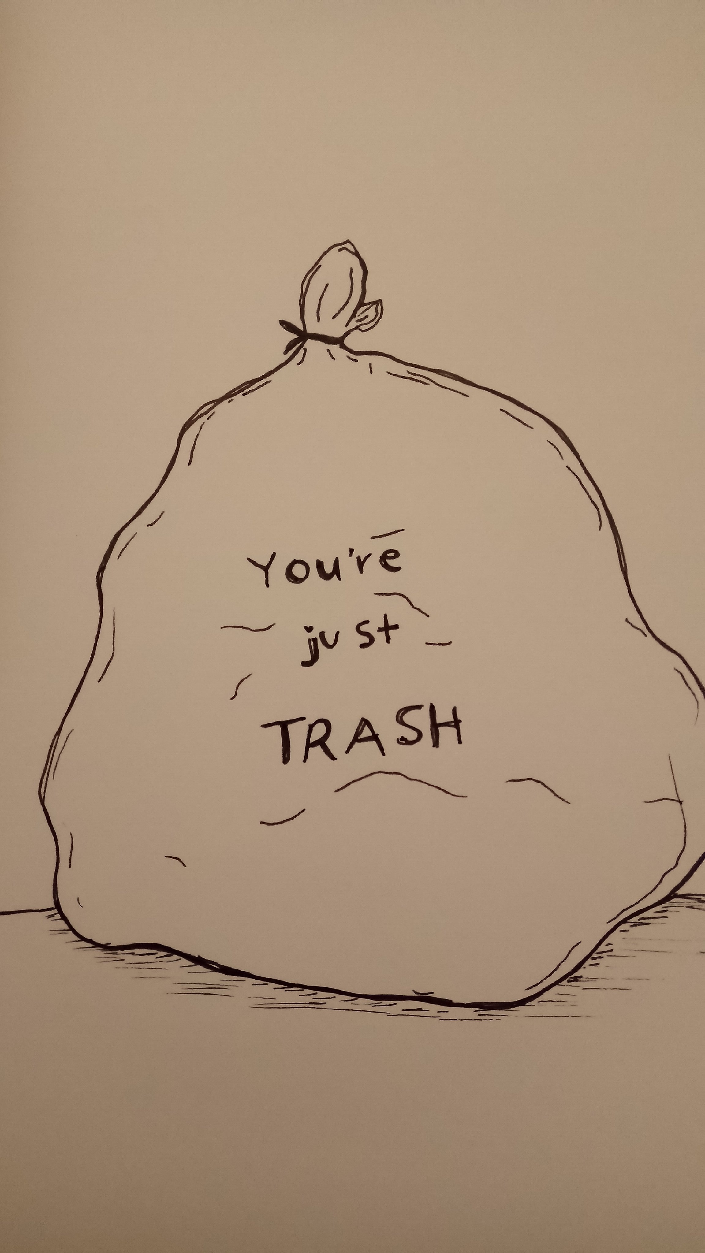 Misunderstood Trash Bag | Code Mush