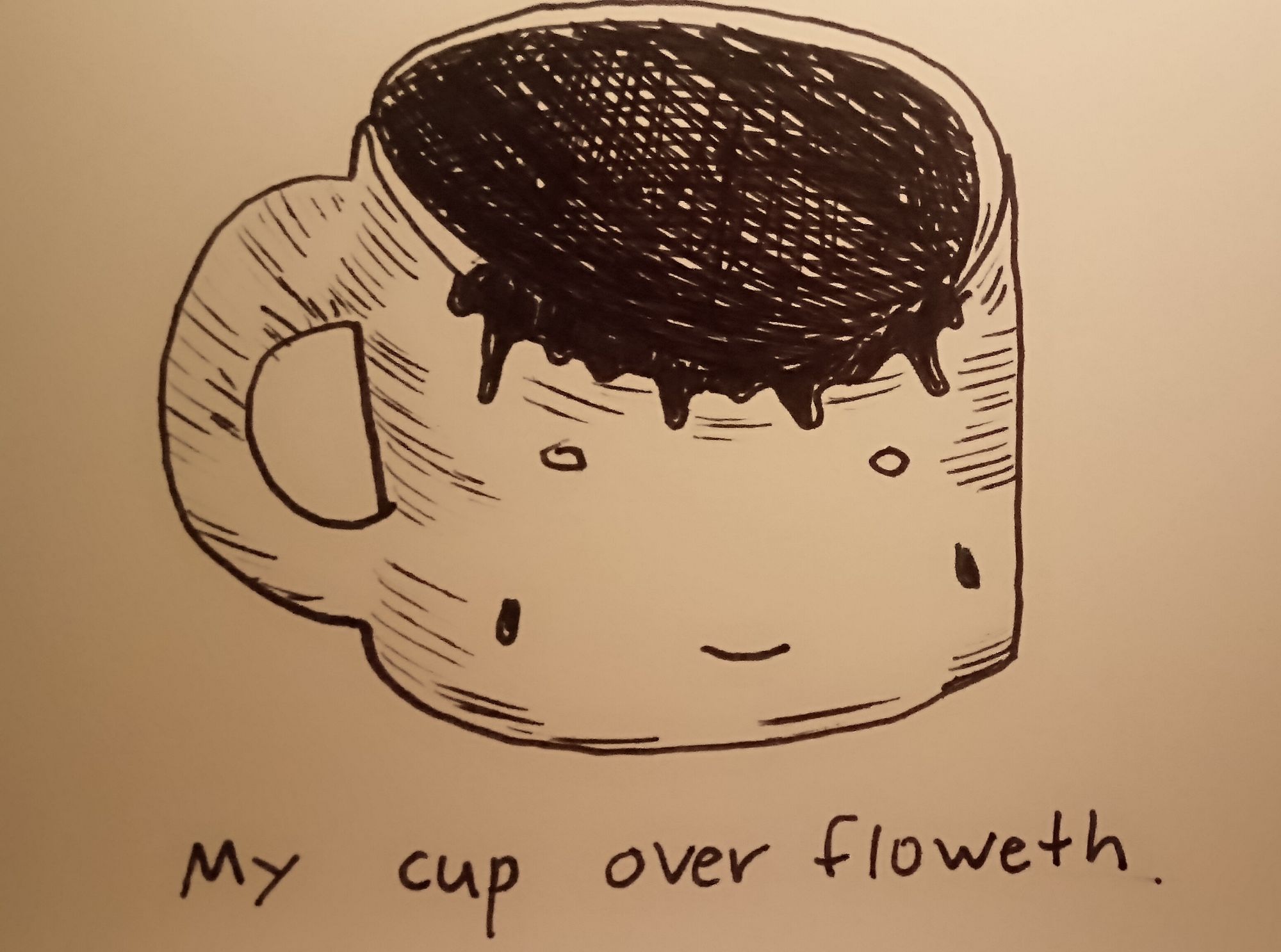 Cup overfloweth | Code Mush